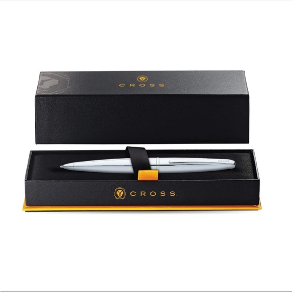 cross | Office | Cross Pens Atx Ballpoint Pen Pure Chrome 8822 New In ...